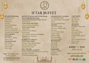 15 Best Iftar Buffets in Lahore Top Ramadan Deals