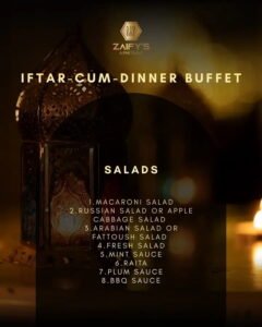 22 Best Iftar Buffet in Rawalpindi Top Ramadan Deals